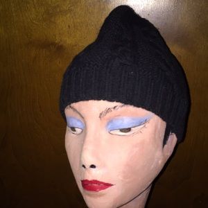 Accessories | Os Black Knit 10 Acrylic Skull Cap | Poshmark